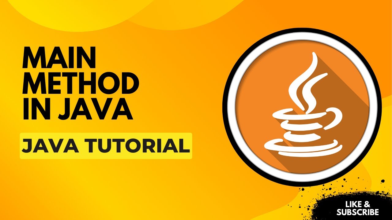 Java main Method Explained | Entry Point of Every Java Program | Java Explained for Beginners | 2025