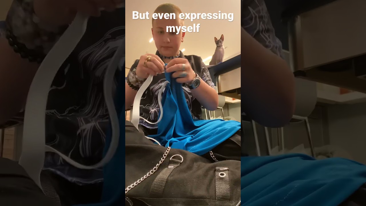 Clothes don’t have gender, and neither does behavior. You can be whoever your want to be! #trans