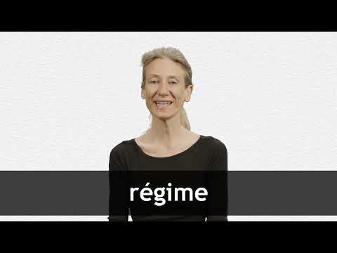 English Translation of “RÉGIME” | Collins French-English Dictionary