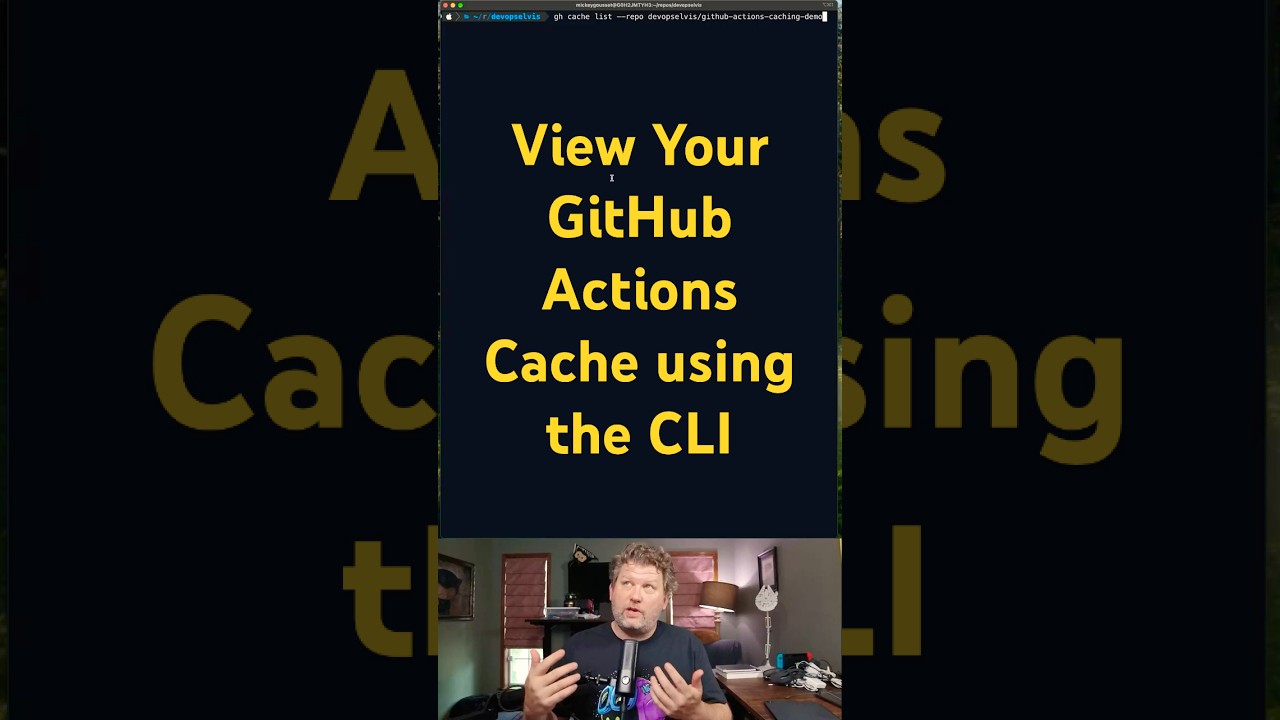 View the Actions Cache info using the GitHub CLI #github #cli #githubcli #githubactions #actions