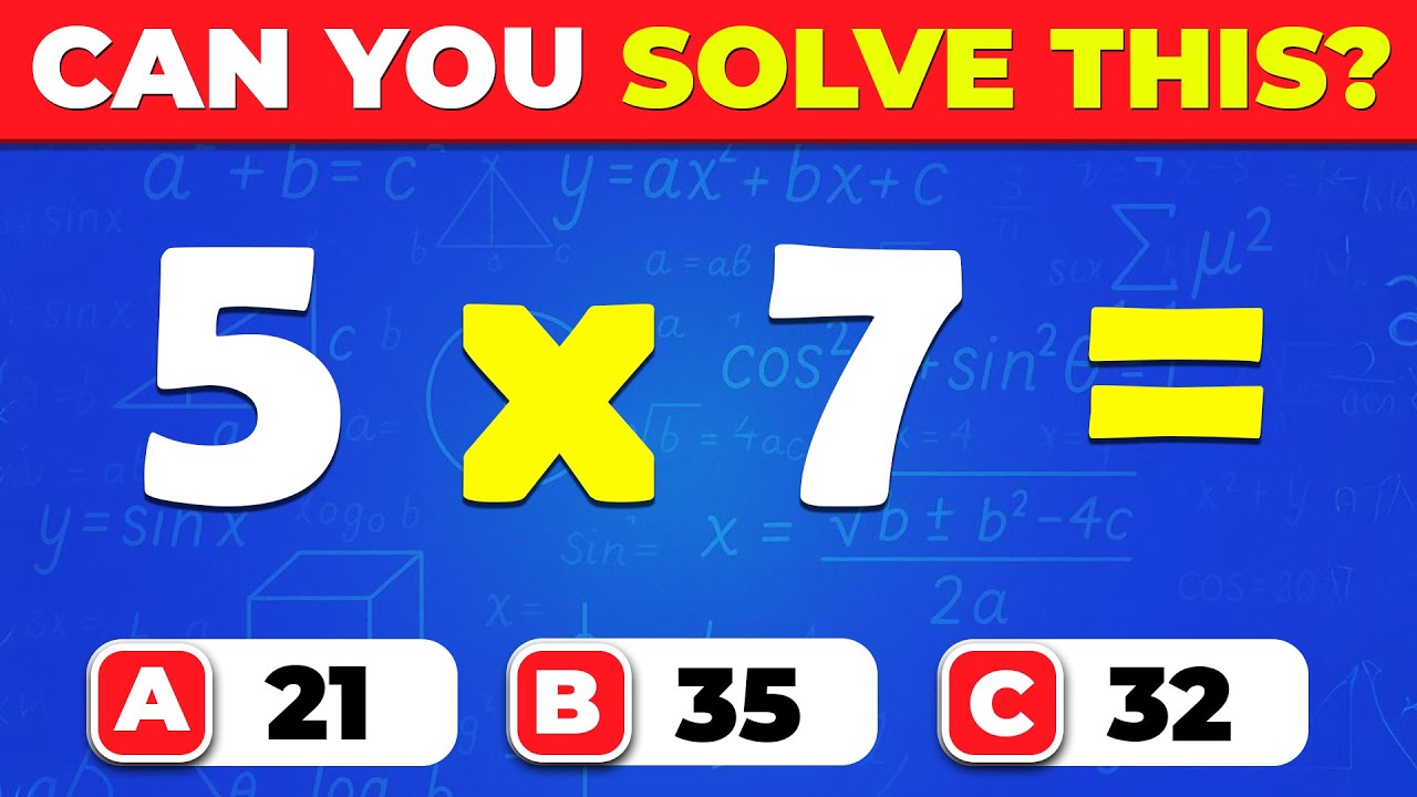 Grade 4 Math Quiz | Fun Multiplication Tables Practice for Kids ✅