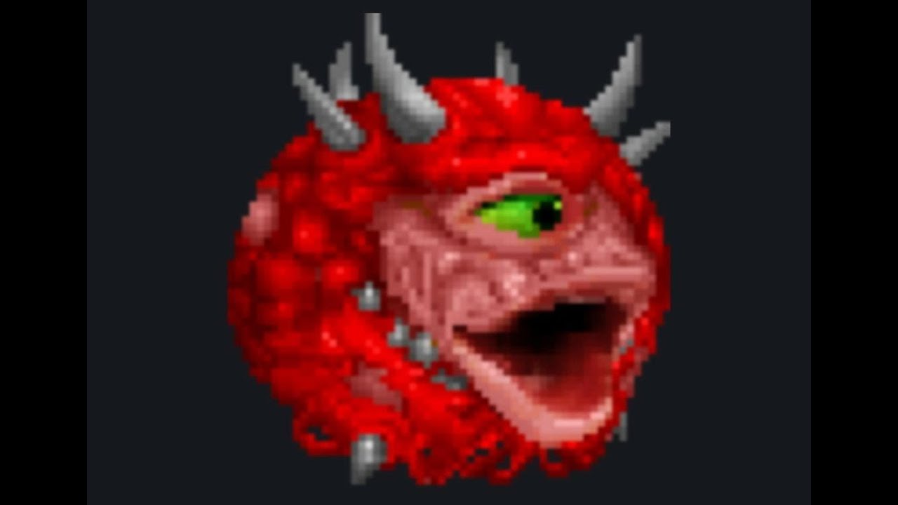 flying red meatball swallows grenade