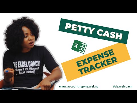 👉HOW TO AUTOMATE PETTY CASH EXPENSE TRACKER IN EXCEL