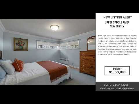 🏡 New Listing Alert: 1. Upper Saddle River real estate 2. 3 bedroom home for sale 3. Waterfront p...
