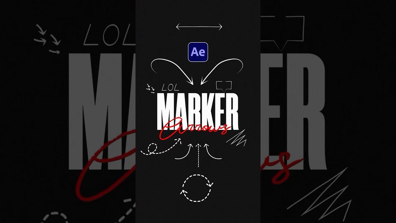Create Handdrawn Arrow Markers in After Effects