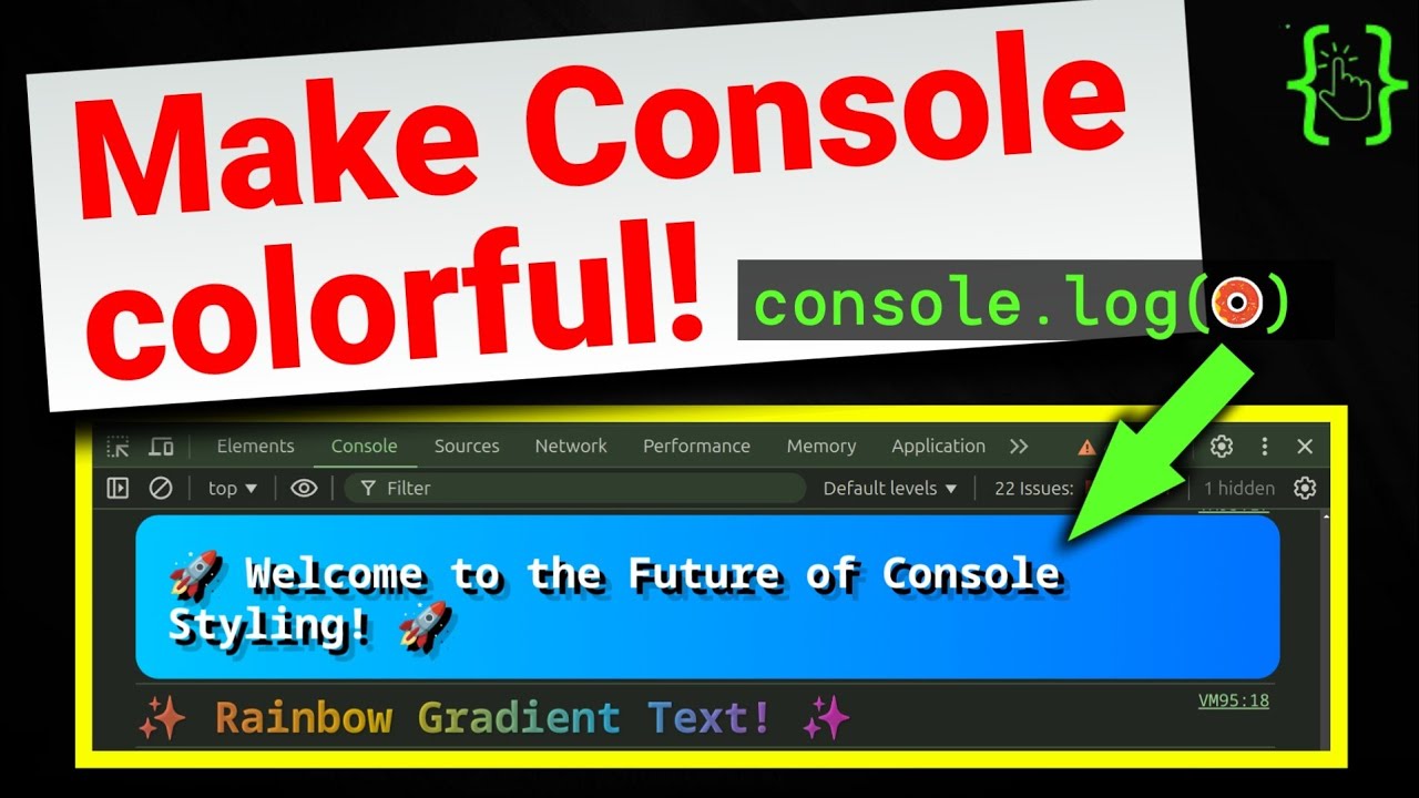 How To Add Styling To console.log in Javascript?