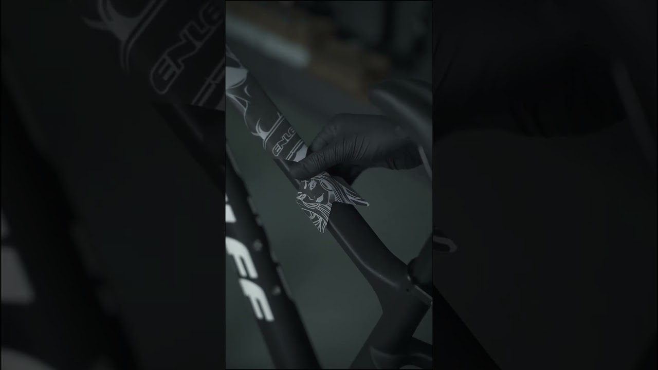 Bicycle frame sticker——reflective #bikestore #enlee #bike #mtb #bikeproducts