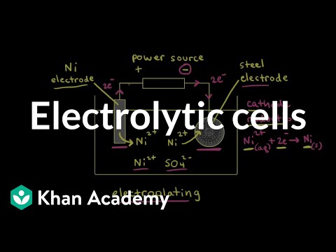 Electrolytic cells (video) | Khan Academy