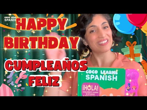 Spanish Pronunciation Guide: CUMPLEAÑOS FELIZ (Happy Birthday)