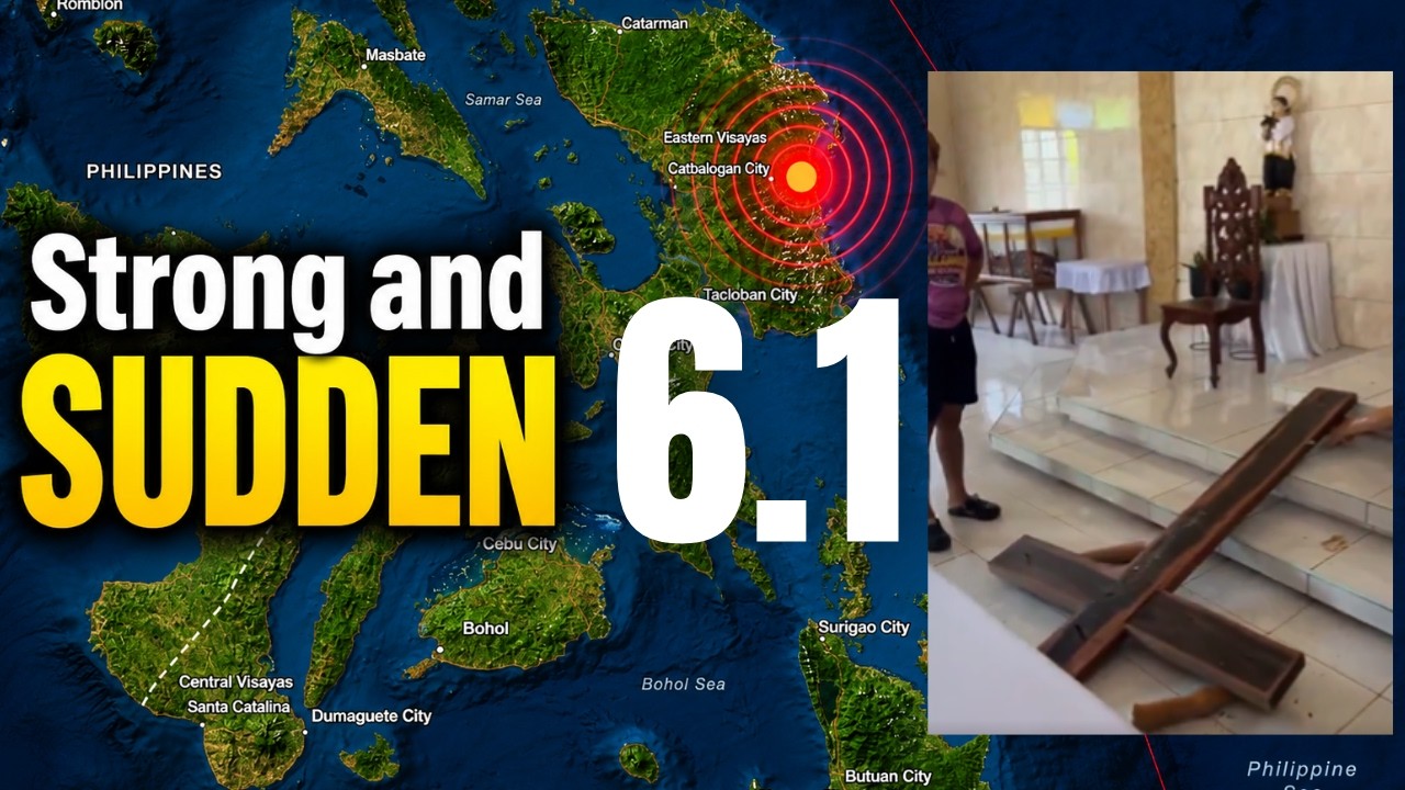 Philippines Hit by Strong and SUDDEN Earthquake as 3 Volcanoes Erupt Nearby
