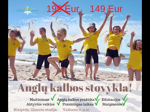 Tobulejimo akademija - Anglų kalbos stovykla vaikams