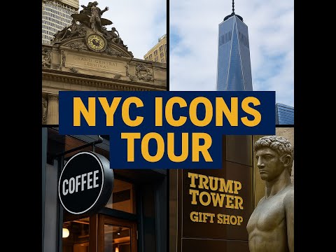 Ultimate NYC Tour Grand Central, WTC, Trump Tower & Urban Art Guide 🚶#nyc #coffee
