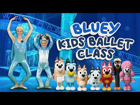 BLUEY Ballet Class π©° With Elsa (KIDS BALLET CLASS)