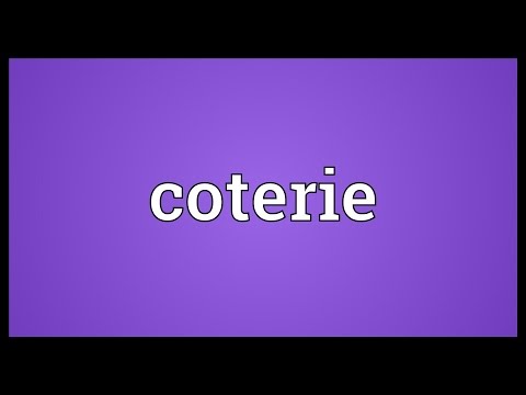 Coterie Meaning