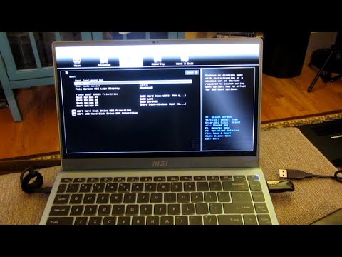 MSI Laptop | BIOS screen boot key