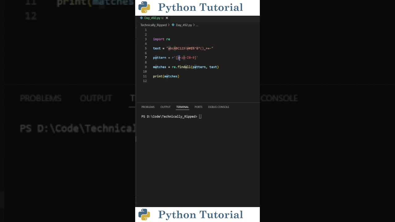 Get All Special Characters In Python String | Python Tutorial