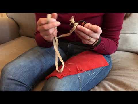 How to use a sewing hook? | historical textiles