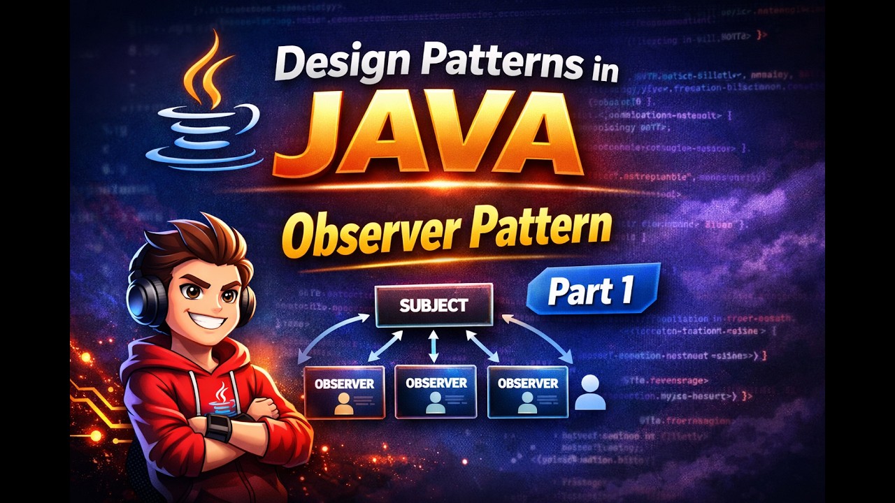 Observer Pattern in Java | Design Patterns Series (Part 1)