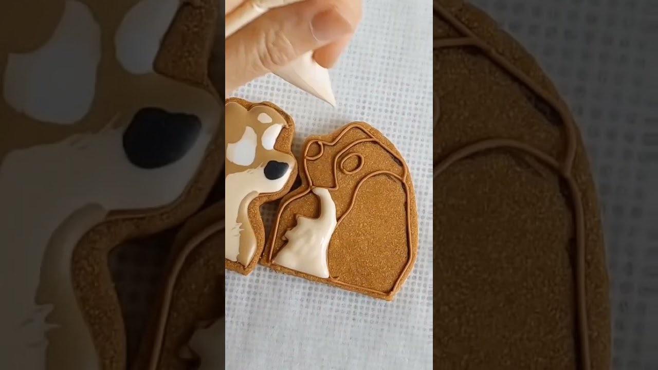 Lady and the Tramp cookies (dinner scene ver.)