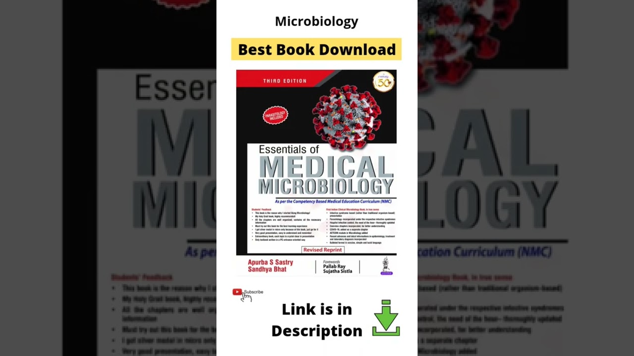 [Microbiology] 3rd Edition Apurba Sastry Microbiology Book PDF Download