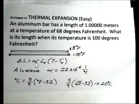 Linear Thermal Expansion Calculation