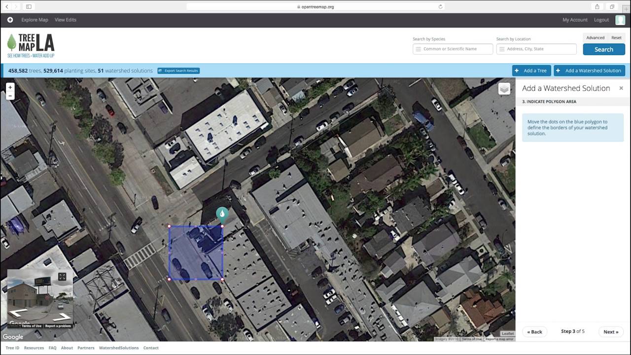 Tutorial: How To Use TreeMapLA's Watershed Solution Function