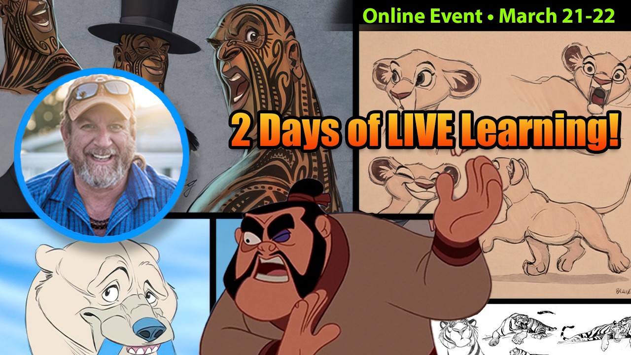 Character Design 2 Day Virtual Class with Aaron Blaise