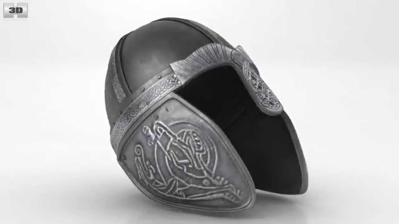 Embossed Viking Helmet 3D model by 3DModels.org