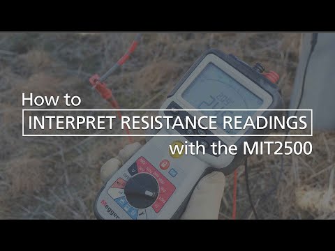 How-to Interpret Resistance Readings with the MIT2500 Megohmmeter