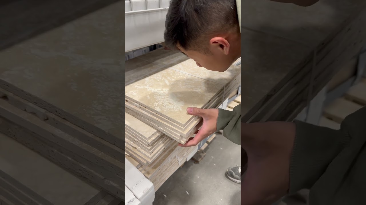 DIY Travertine Wedding Table Numbers 😊🔨#wedding #diy #diycrafts #diyprojects #travertine