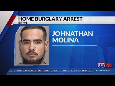 Warrant served to Bryan man suspected of home burglary
