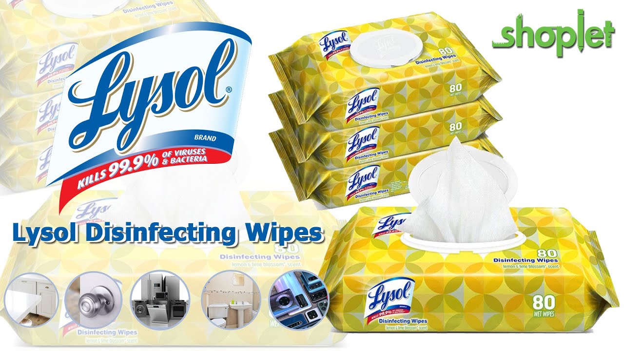 LYSOL Brand Disinfecting Wipes - RAC77182CT - Shoplet.com