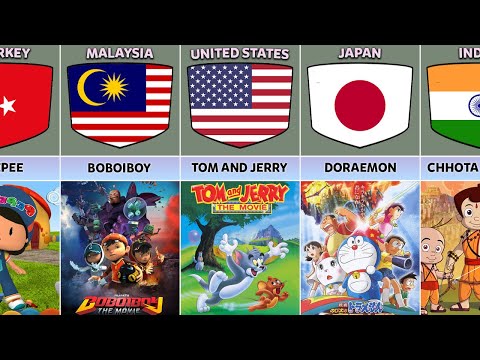 Cartoon Movie From Different Countries