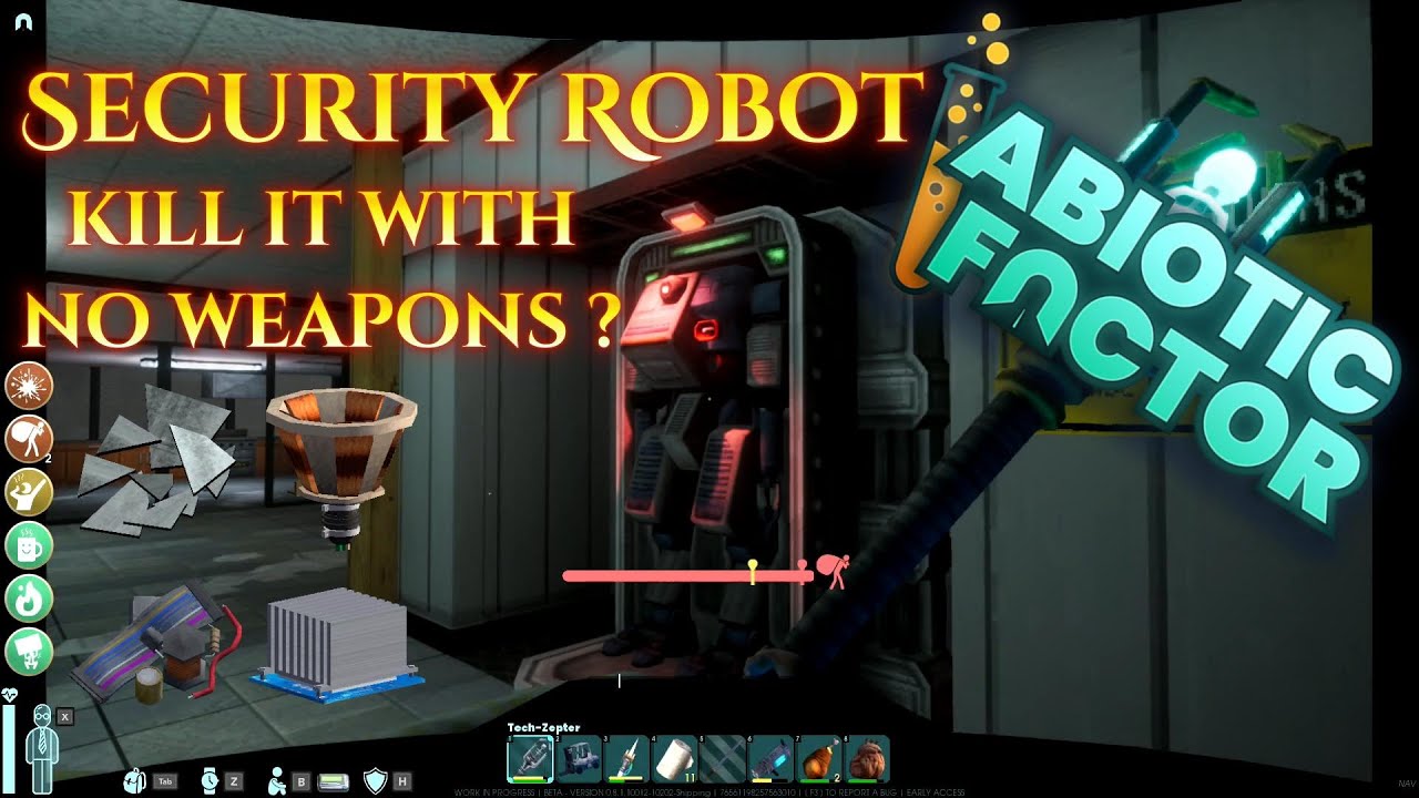 Abiotic Factor - Security Robot / No Weapons Kill