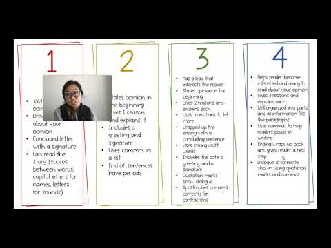 Earning a 4 - Opinion Writing Rubrics and Exemplars