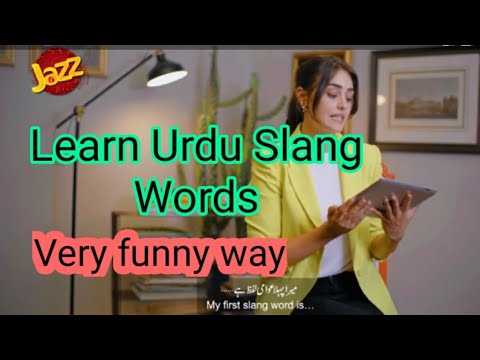 Esra Bilgic (Halima Sultan ) learn Urdu Slang words in funny way _ New jazz ads | latest video