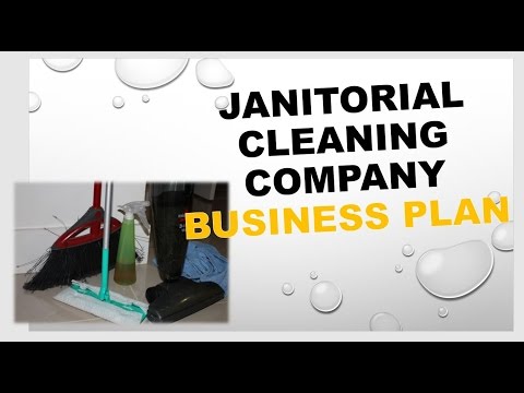 Janitorial Cleaning Company Business Plan Template