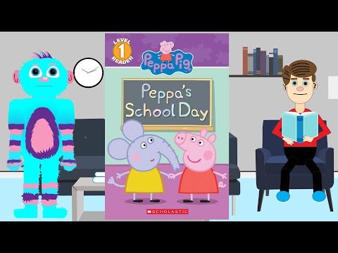 Peppa Pig Peppa’s School Day Books Read Aloud for Kids – Toy Time Learning