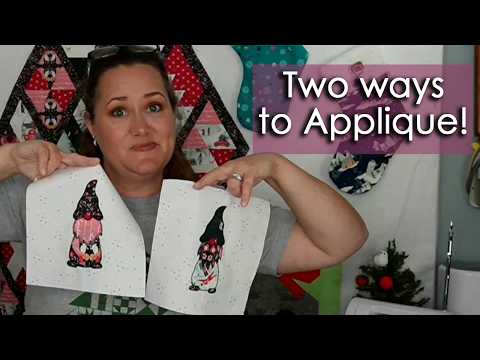 How to Applique a Gnome - Christmas in July Series