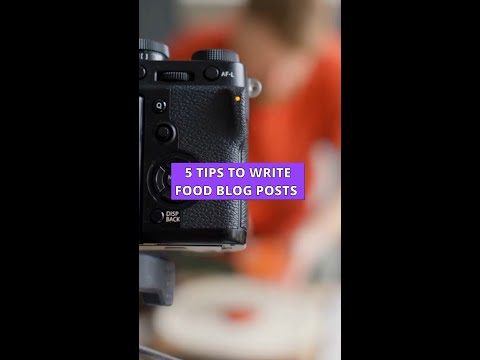 5 Tips To Write Food Blog Posts