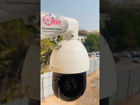 Dahua 2MP IP PTZ CAMERAS Installation at Abids Hyderabad by SKS SOLUTIONS #automation #dahua #cctv
