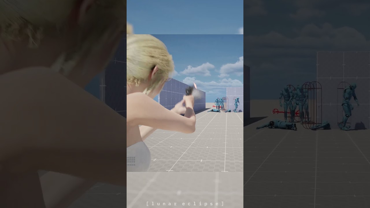 Lunar Eclipse | Shooting System Demonstration #GameDevelopment #Upcoming #ShooterGames