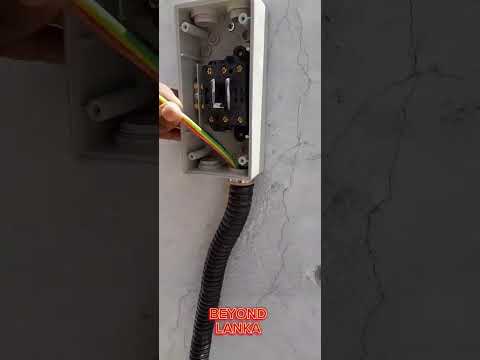 INSTALL AND CONECTION ISOLATOR SWITCH #doha #electrician