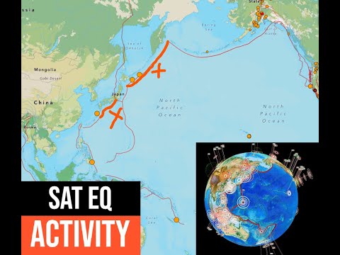 Lots of Earthquakes around Japan today. Watch the Subduction zones in the area. Sat update 6/21/2025