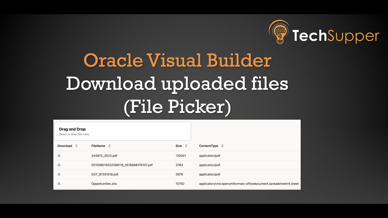 How to download files in Oracle Visual Builder | Oracle VBCS | OIC  #oic #oraclecloud #oracle