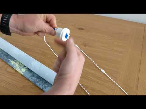Roller blind chain installation