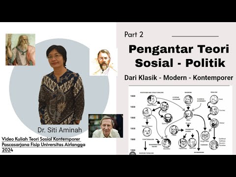 Pengantar Teori Sosial Politik dari Klasik sampai Kontemporer (2) #videokuliah #ilmusosial #unair