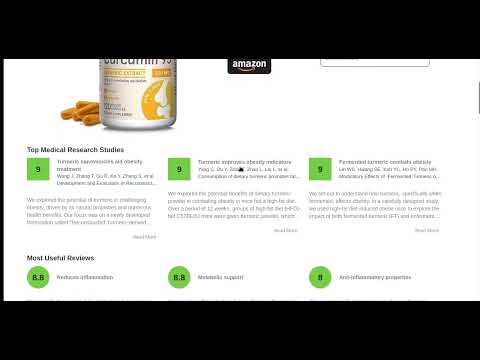 The Role of Jarrow Formulas Curcumin 95 in Obesity Treatment