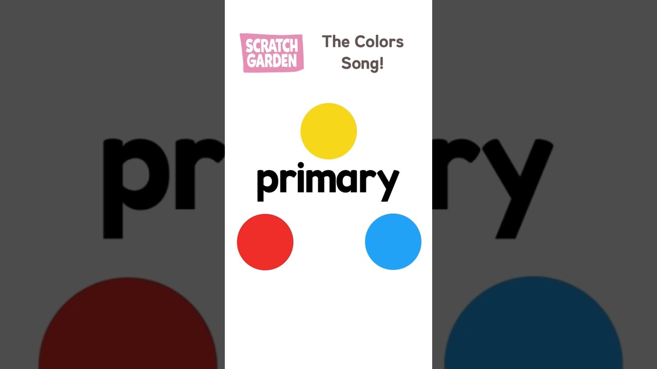 Let's Learn About Primary Colors! #scratchgardensongs #artsong #artlesson