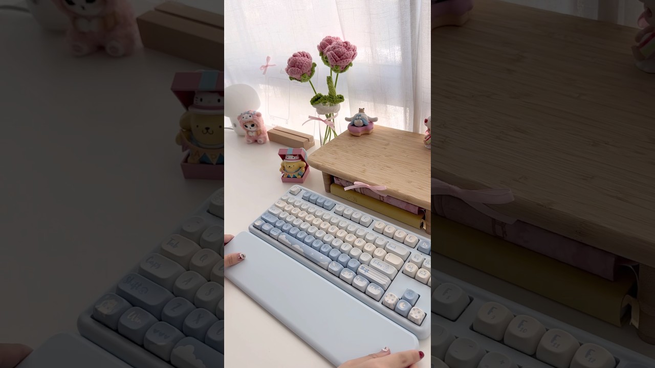 ☁️ yunzii b87 mechanical keyboard unboxing #mechanicalkeyboard #yunzii #asmrunboxing #keebs